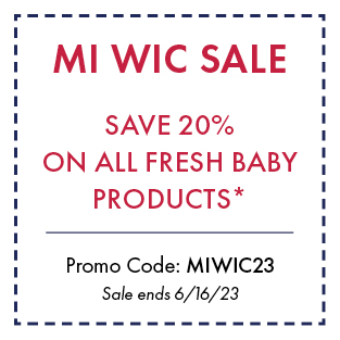 20% off MI WIC Sale Reminder!