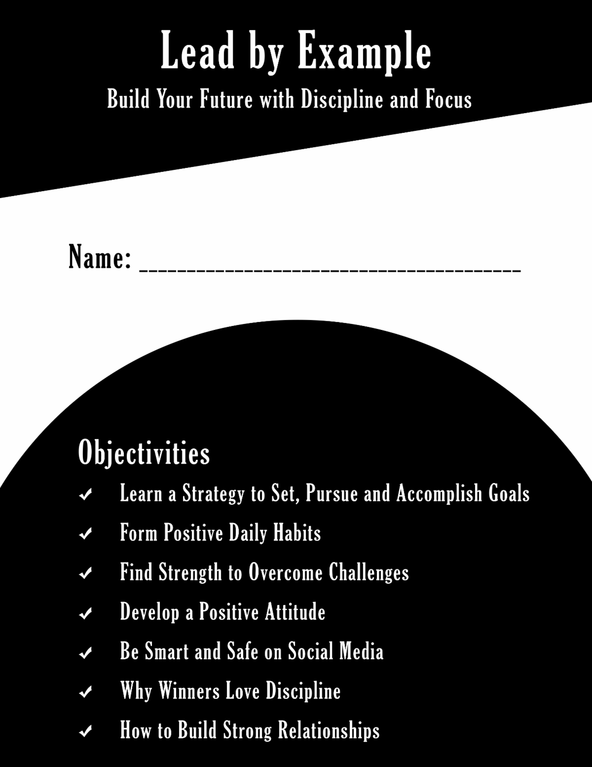 "LEAD" By Example Program - Congratulations!