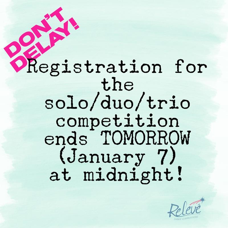 Registration ENDS SOON!!