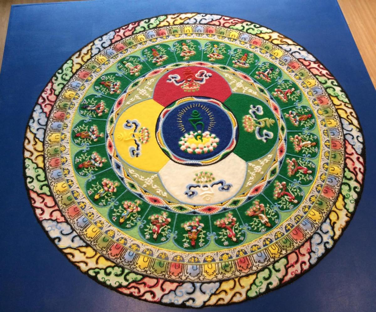 Mandala of the 21 Taras by Losang Samten