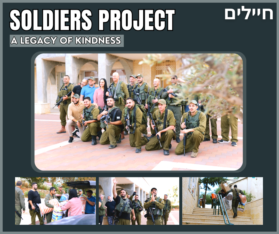 A Legacy of Kindness—Aiding our Soldiers in the West Bank