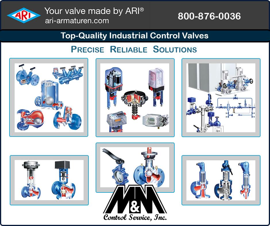 M&M Control Features ARI-Armaturen Industrial Valves