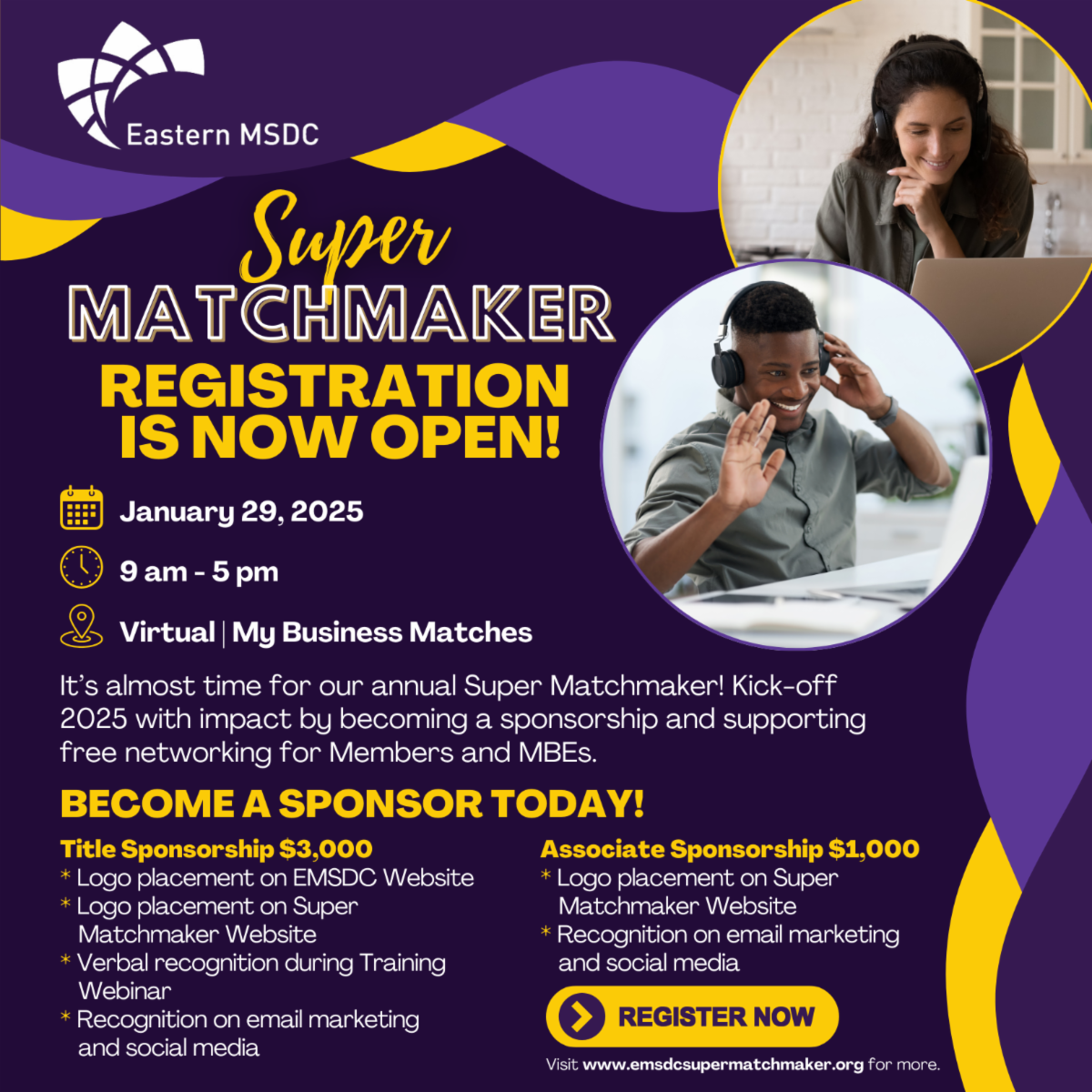 2025 Super Matchmaker 🚀 Registration is Open