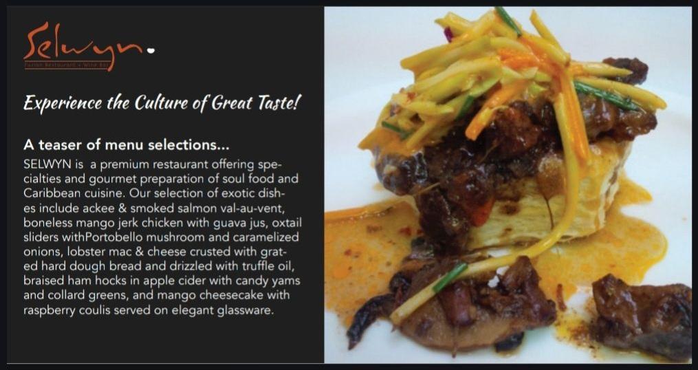 Investment Information - Selwyn Fusion Restaurant + Wine Bar