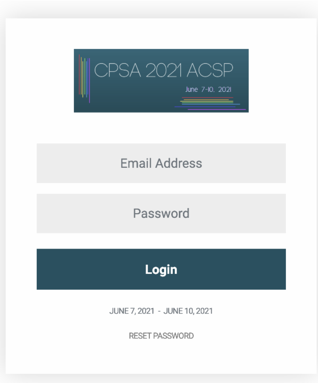 2021 CPSA - The VIRTUAL PORTAL is OPEN!