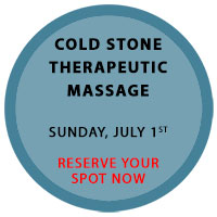Cryotherapy and Cold Stone Massage