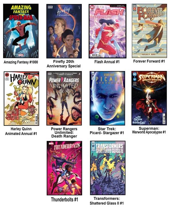 NEC Wed New Arrivals For Aug 31! Thunderbolts #1 in!