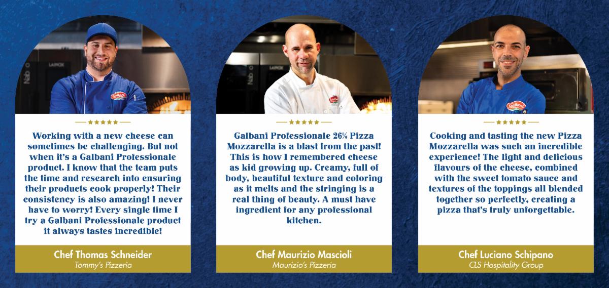 INTRODUCING THE NEW GOLD STANDARD: Galbani Professionale Premio Pizza ...