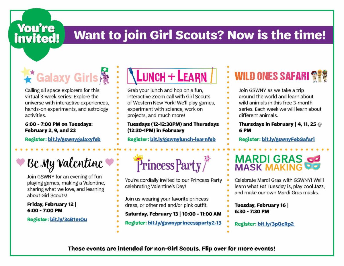 Buffalo Collegiate Family Newsletter - February 12, 2021