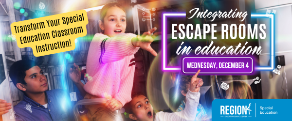 ⏰ New Workshop Alert! Integrating Escape Rooms in Education on December 4