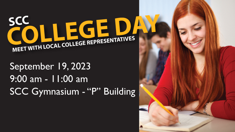 Meet with College Representatives on College Day on September 19
