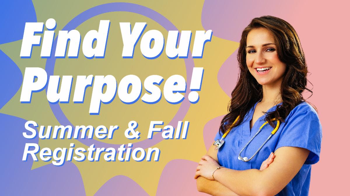 Summer/Fall Registration Begins April 3 for Current Students