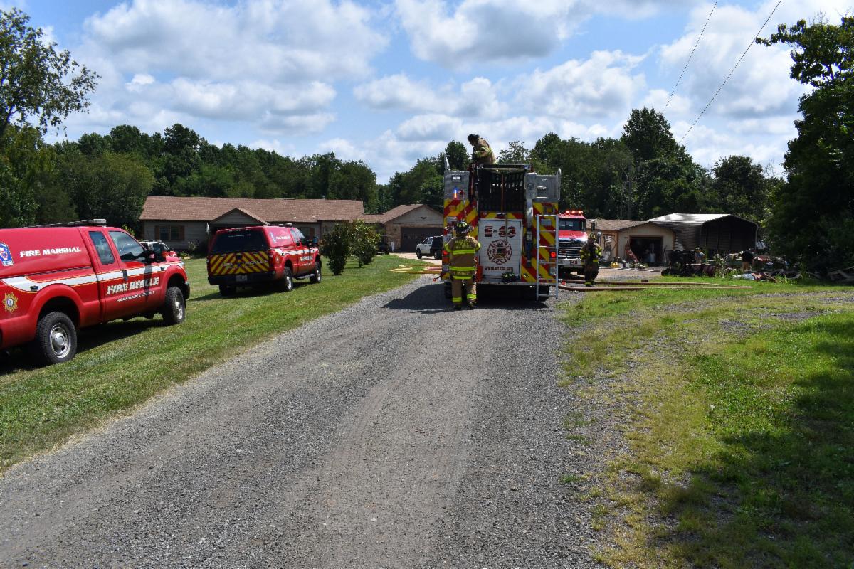 ACFR Responds to Structure Fire on Buffalo River Road