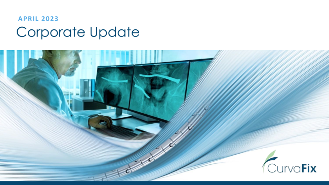 CurvaFix Bridge Financing Update - 17 April 2023