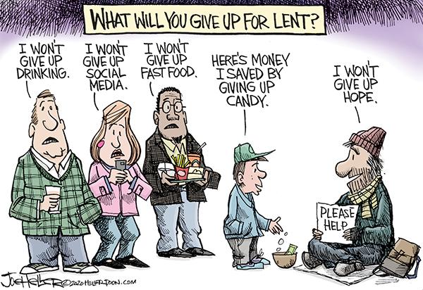 Lent begins.
