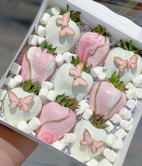 Strawberry covered chocolate. Sweetening You Life with Sweet Pops 👌