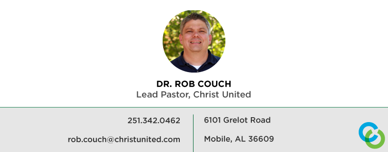 E-Note from Pastor Rob | December 3, 2021
