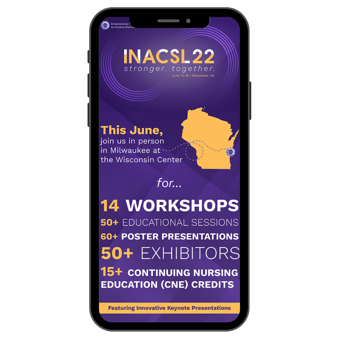 Before You Go: Download the INACSL22 Conference App 📱