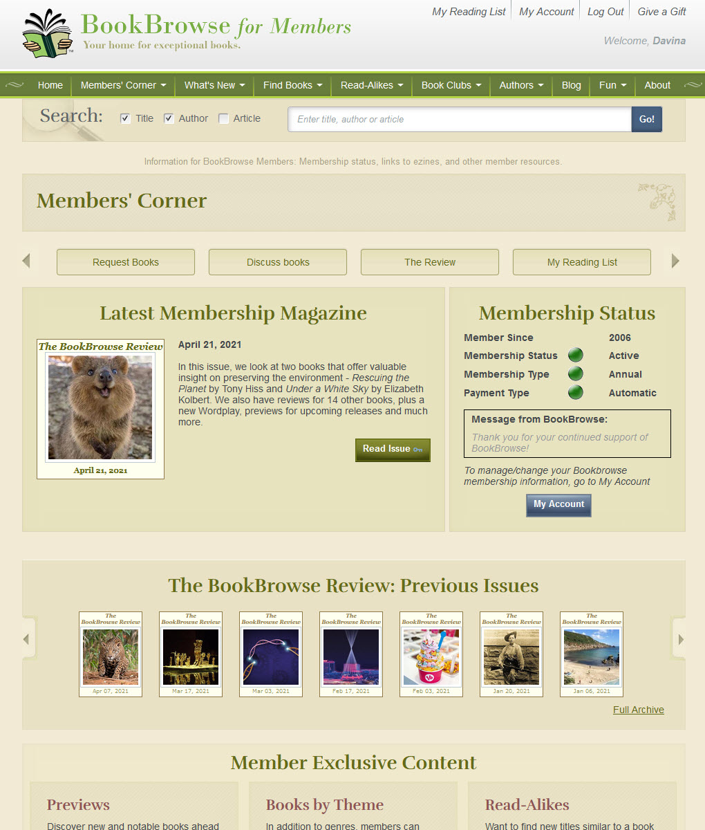 BookBrowse Highlights: Sisters, Sons & Fathers