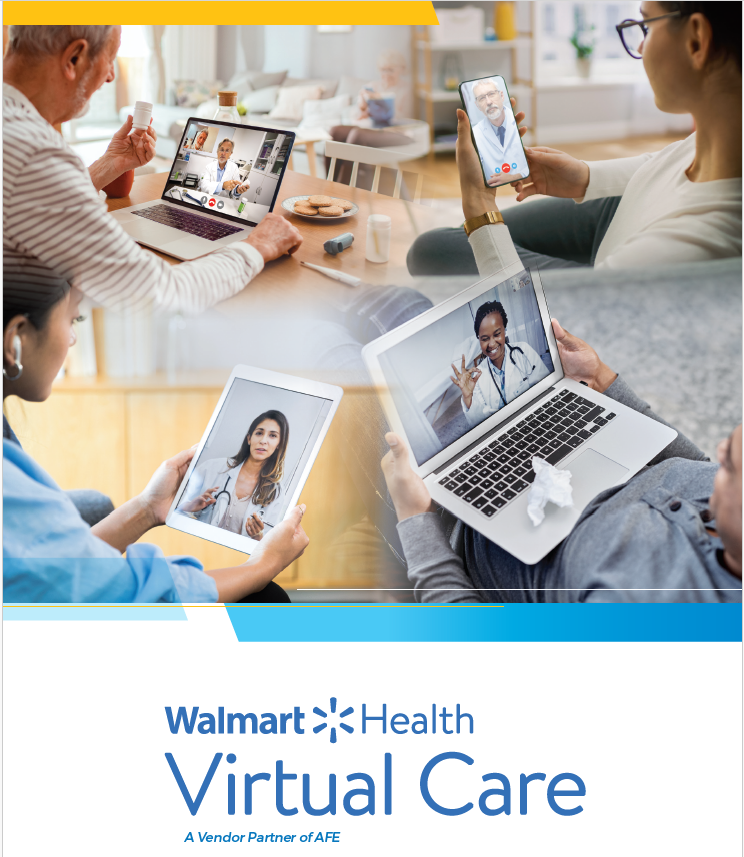 AFEUSA Now Offering Walmart Health Virtual Care (WHVC)