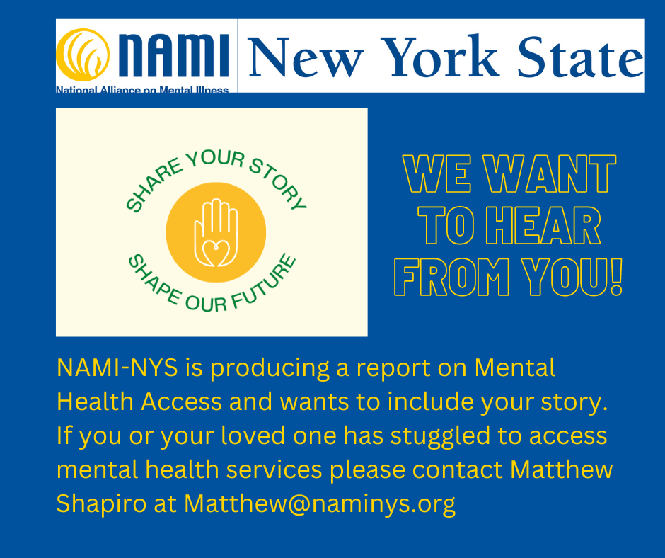 NAMI-NYS E-newsletter October 6th , 2022