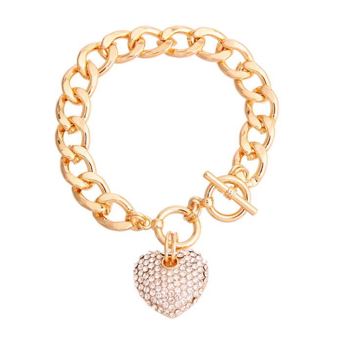 Explore our Gold Chain Heart Charm Collection. An enduring symbol of love.