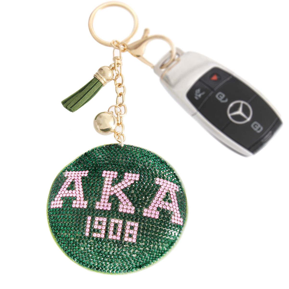 Unlock the Glam: Sorority Bling Keychains are Here!