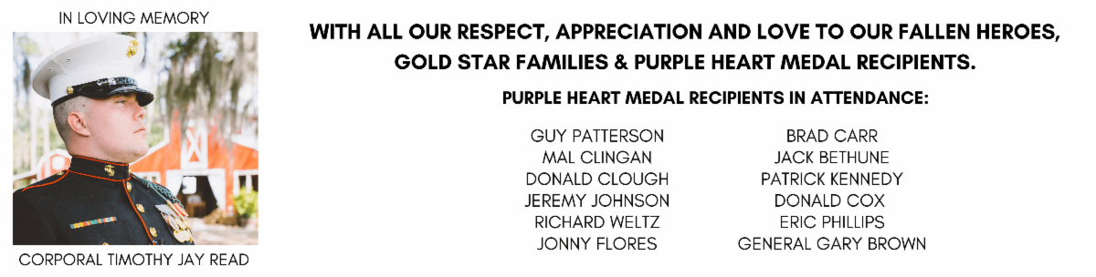 600 Come to Honor 25 Purple Heart Medal Recipients and Gold Star Families 💜
