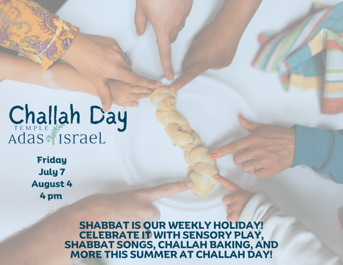 Join us this Friday for Challah Day and Shabbat by the Bay!