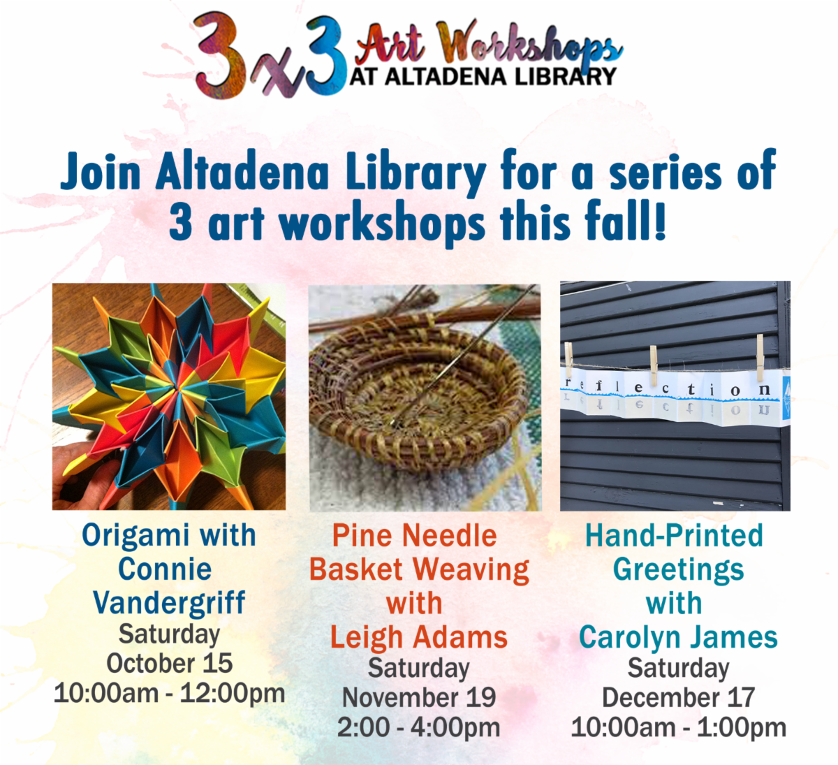 October E-CONNECT from your Altadena Libraries