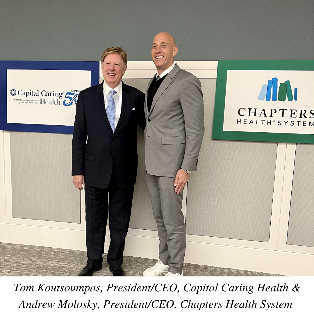 Chapters Health System and Capital Caring Health Finalize Affiliation