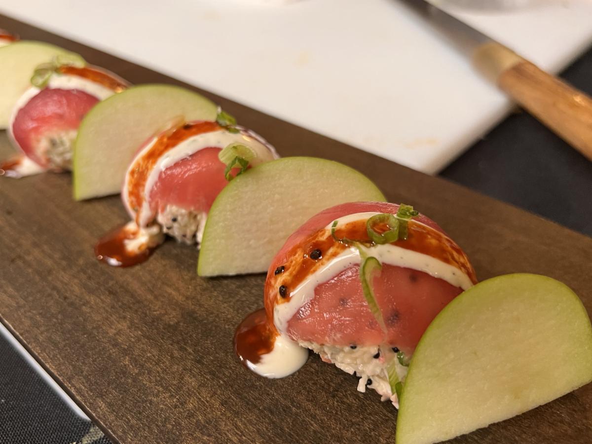 Have your own in-home private sushi party with Chef Taka Watanabe.