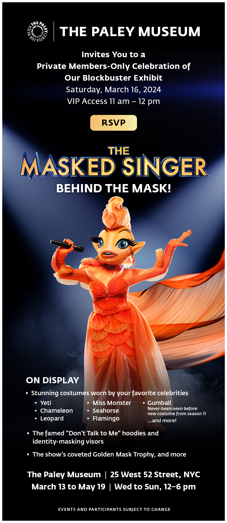 Don’t forget: You're Invited to a Members-Only Viewing of The Masked ...