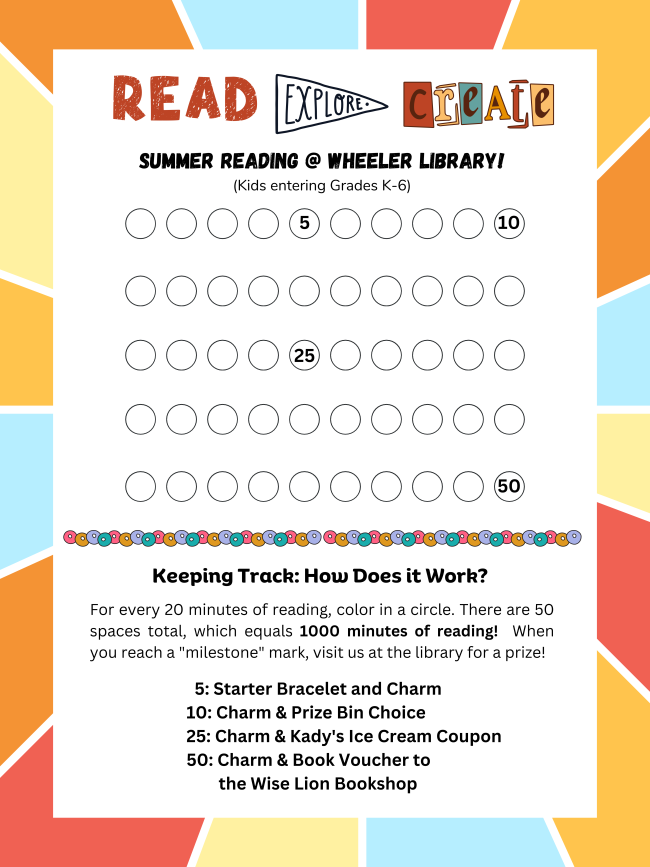 Summer Reading for Kids at Wheeler Library