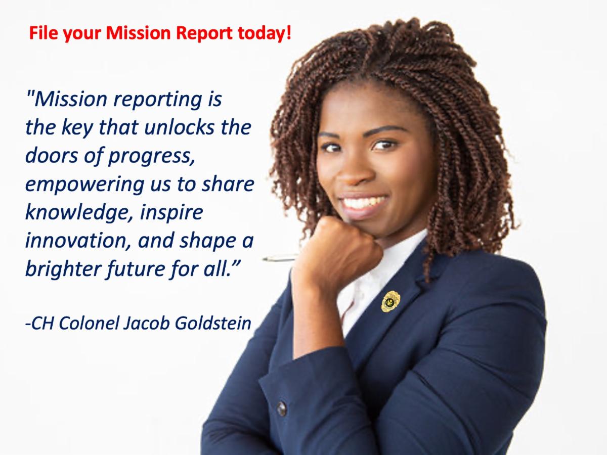 Reminder: File Your Mission Report Today for February 2025