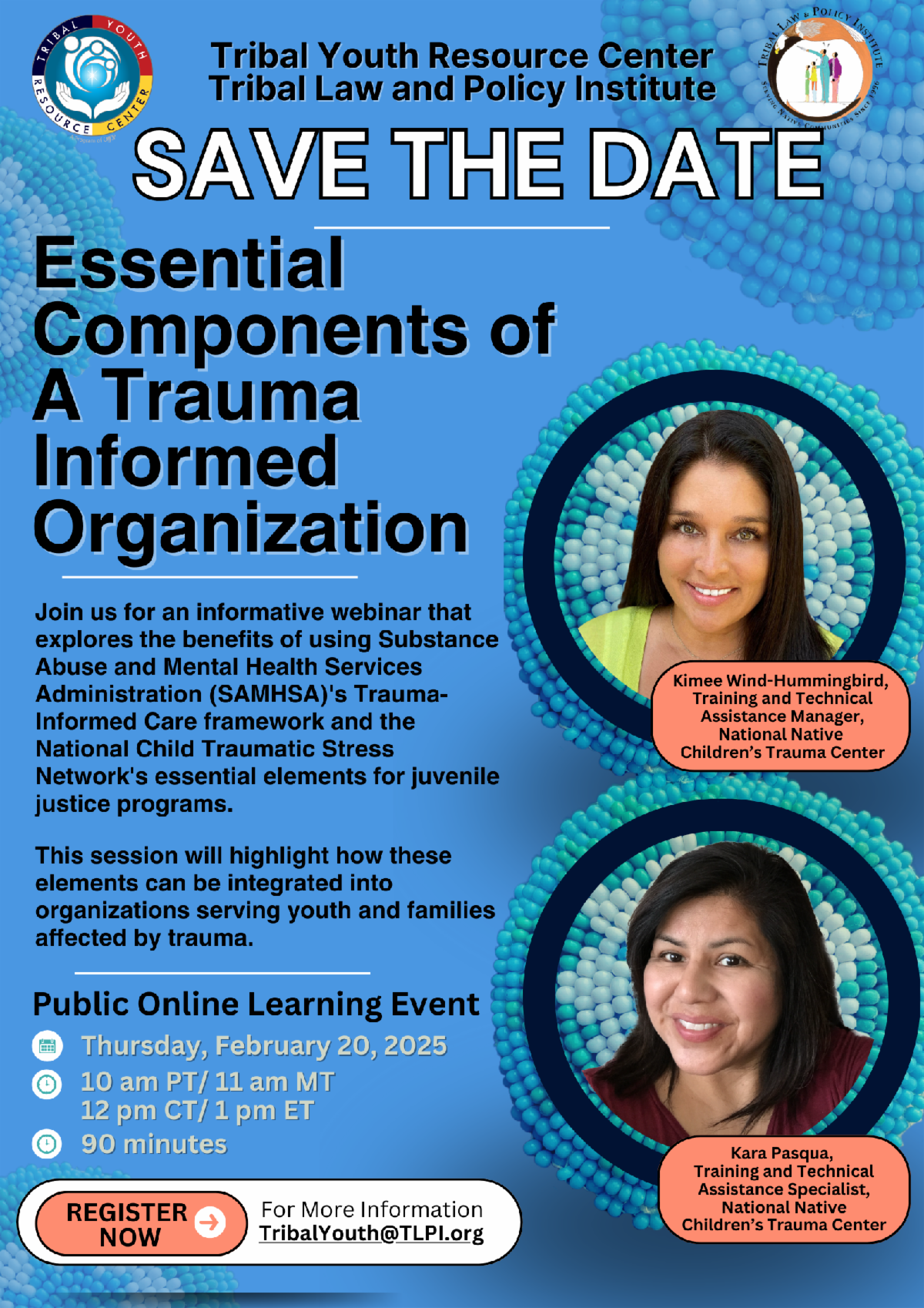 Reminder to Register for Essential Components of a Trauma Informed ...