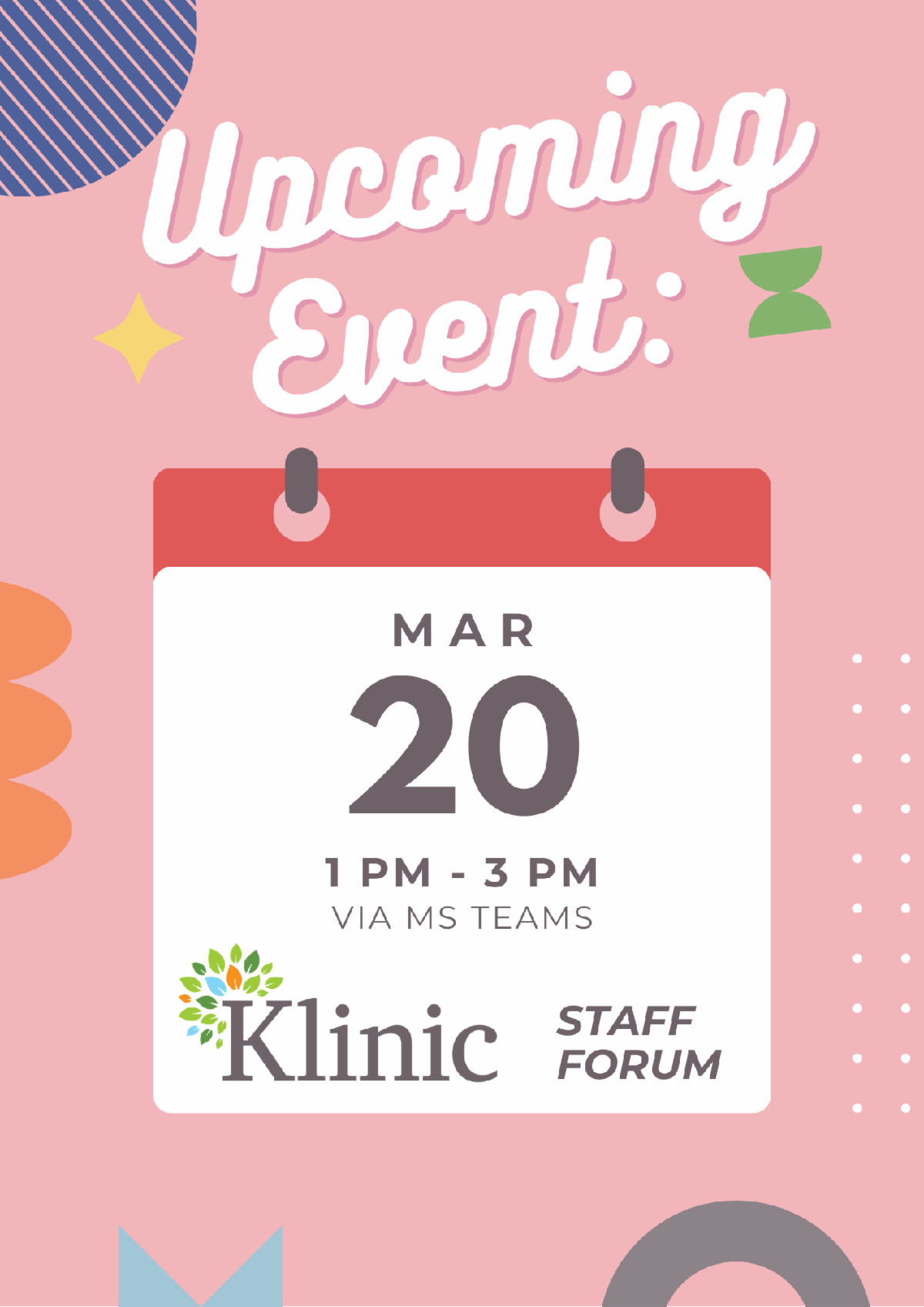 Klinic Staff Weekly - Catch up with Klinic!