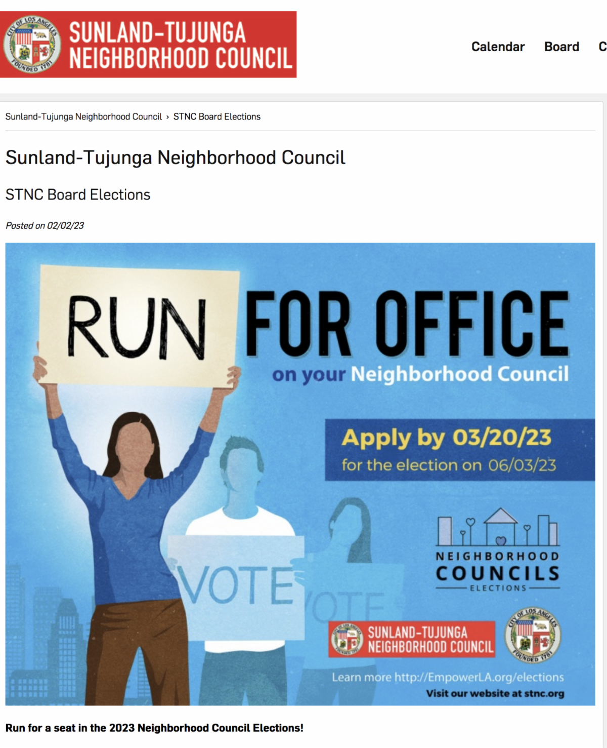 STNC NEWS for February 2023