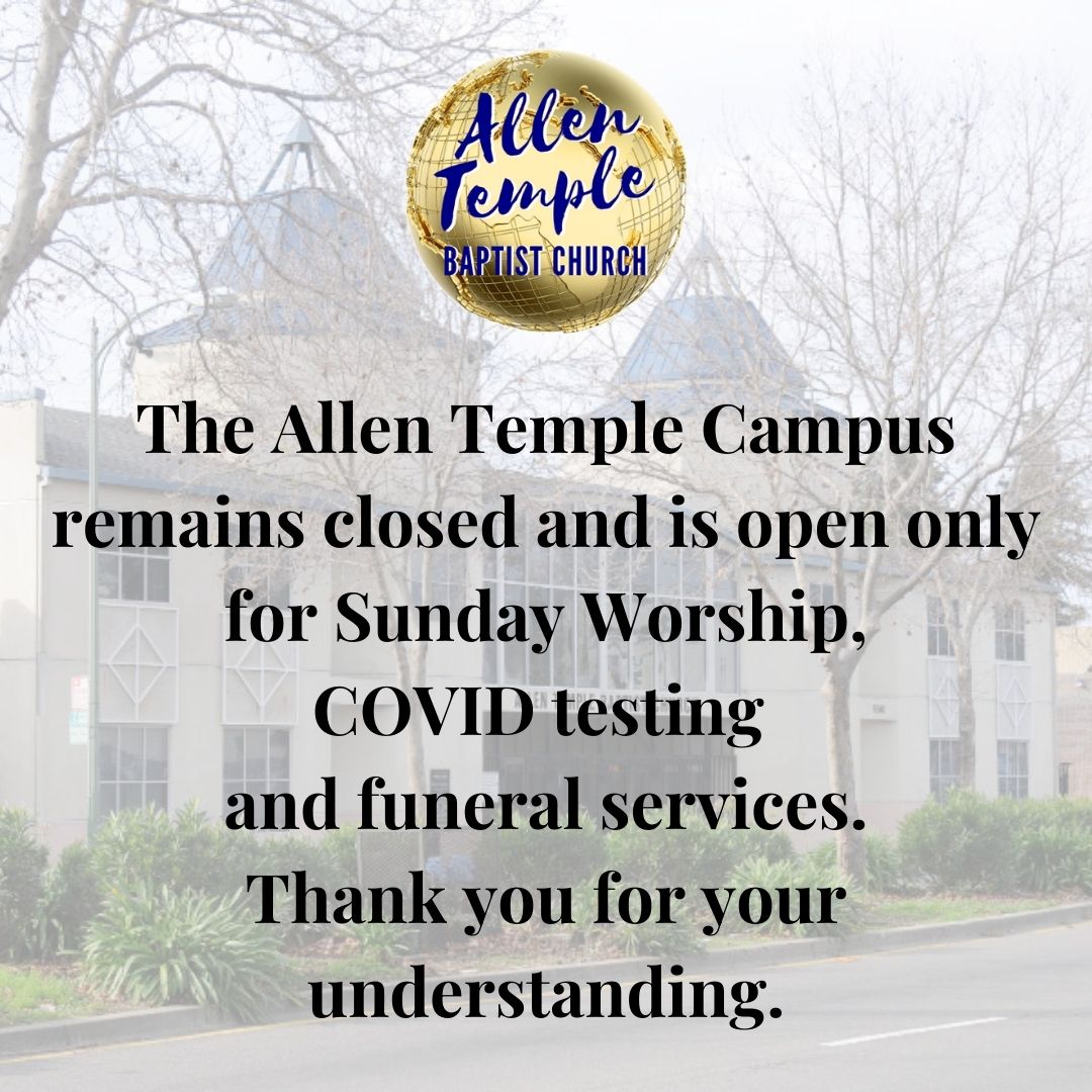 Allen Temple Baptist Church E-Newsletter for the week of January 1, 2023
