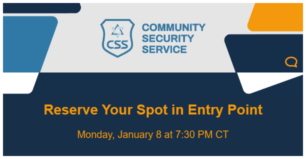 A Special Invitation: Community Security Service Entry Point Training ...