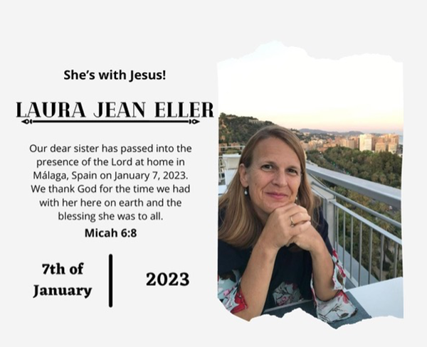 Laura Eller is now with Jesus