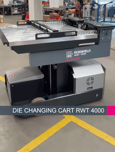 New at Fabtech - Traveling Clamp - Die Carts