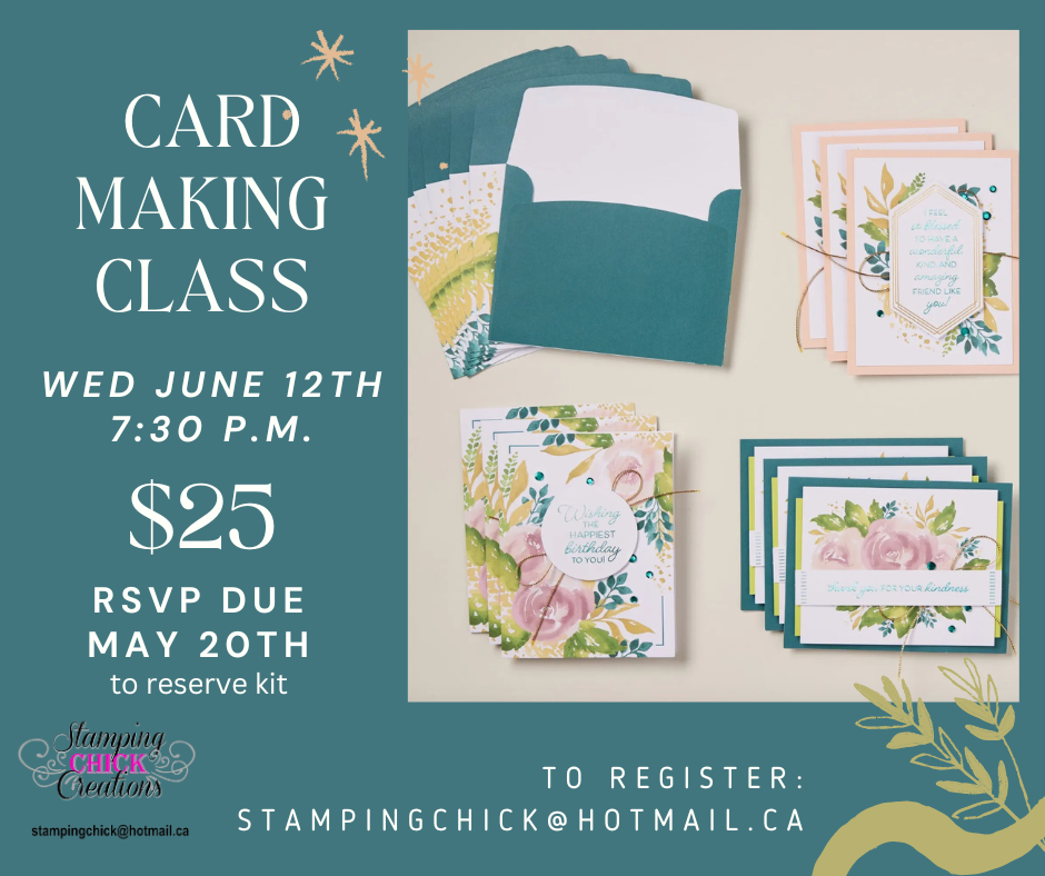 Painted Wishes Card Making Class