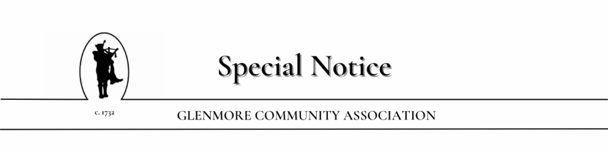 SPECIAL NOTICE: Paving Schedule of Glenmore Roads