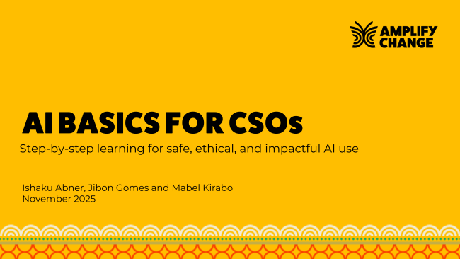 Our New AI Basic Course for CSO's is here dear Grantee Partner