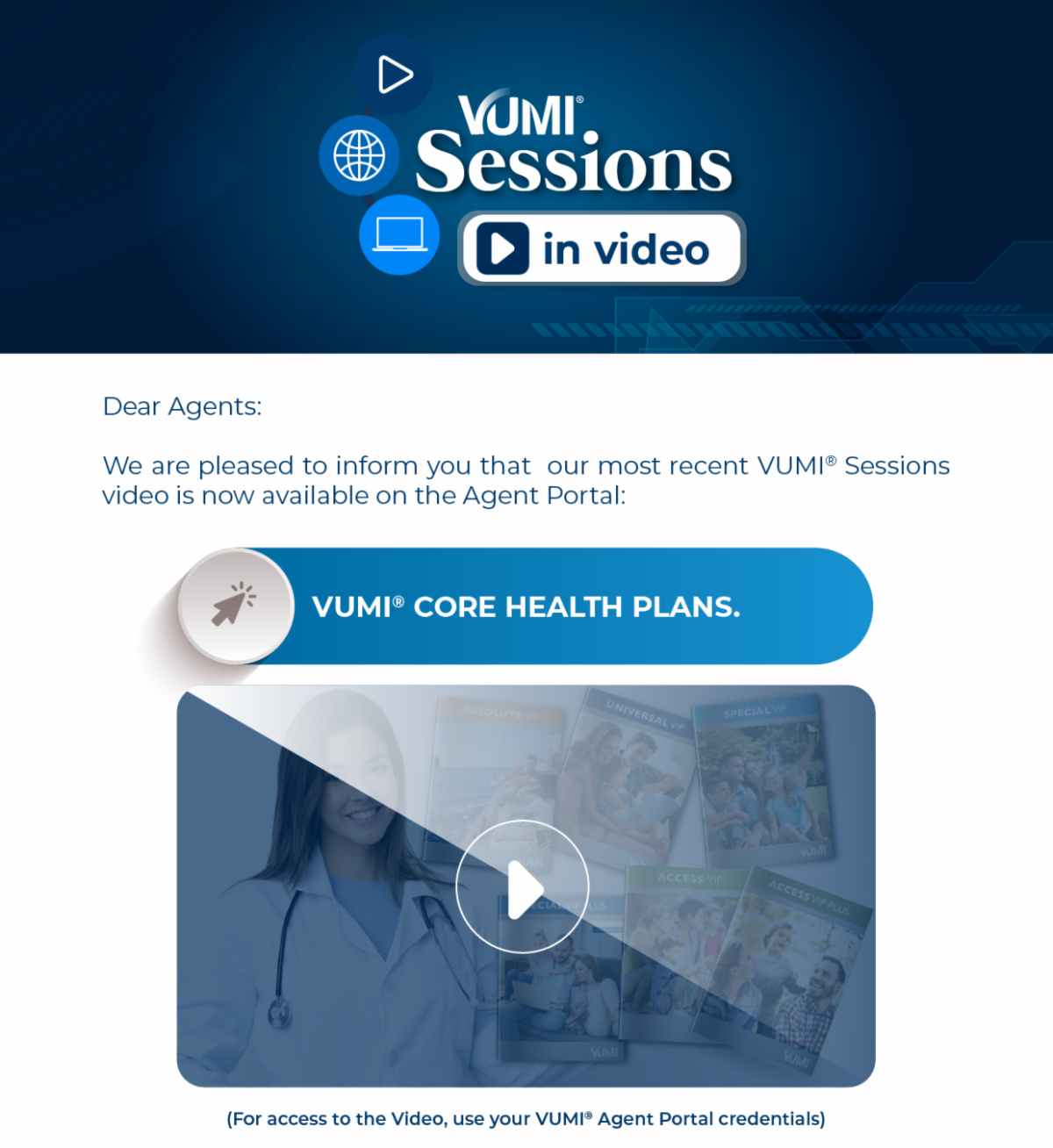 VUMI® Sessions in Video - Core Health Plans