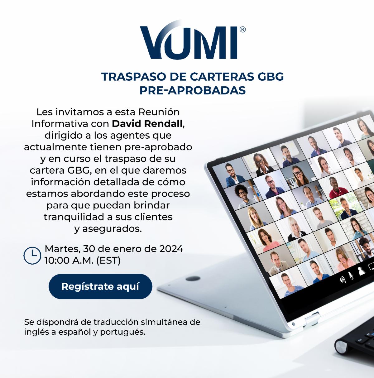 Reunión Informativa con David Rendall: Transferencia de Carteras GBG ...