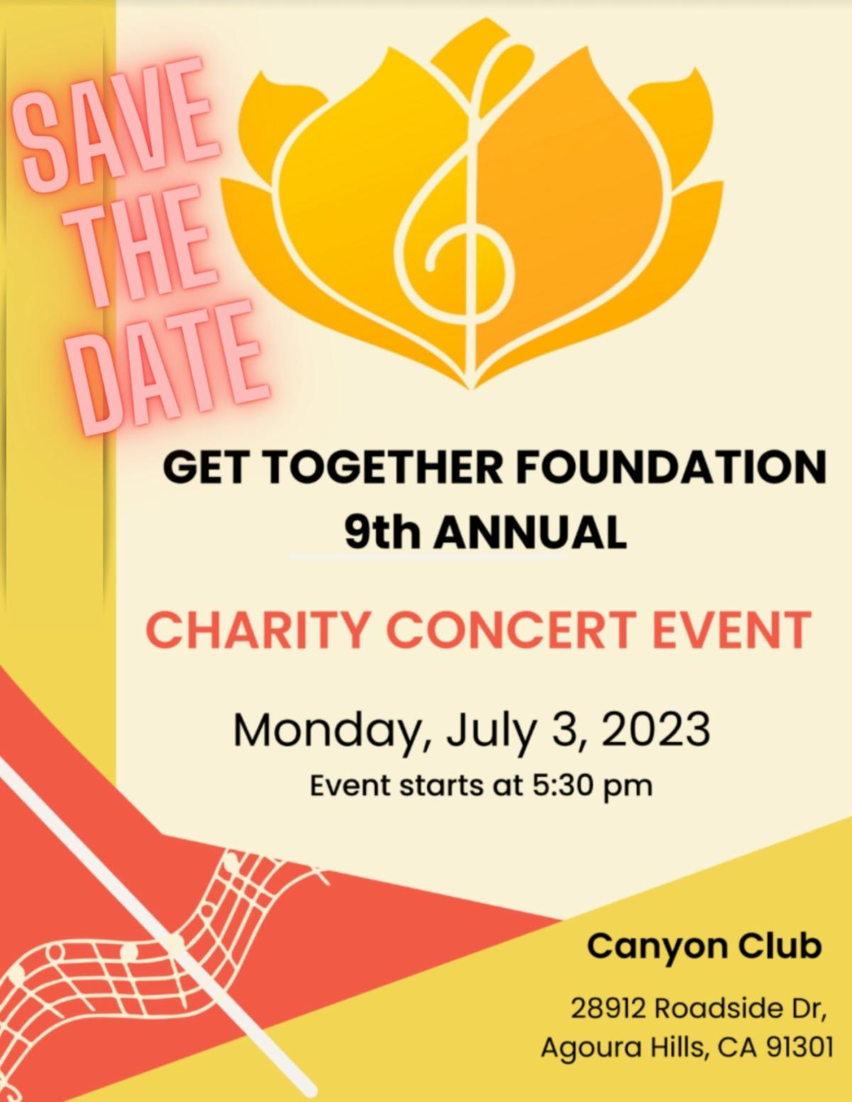 Announcing Our Annual Charity Concert Event