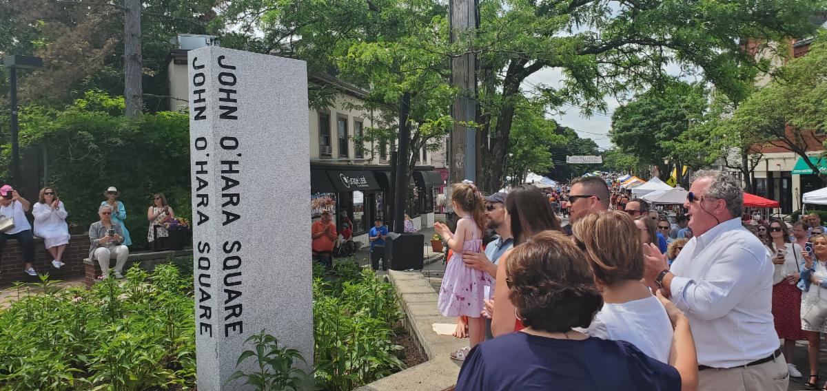 John O'Hara Square Dedication