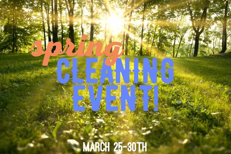 It's time for Spring Cleaning!